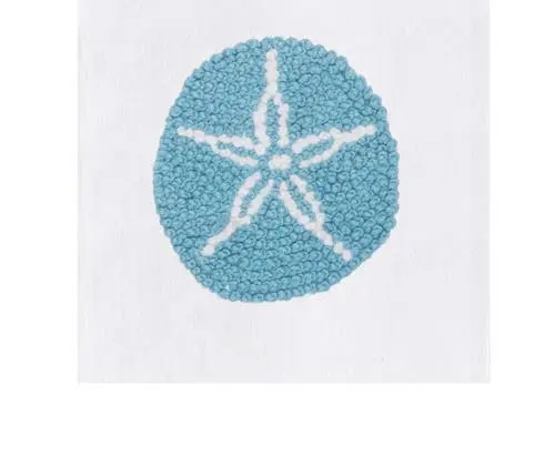 C&F HOME Sand Dollar 100% Cotton Flour Sack Dishtowel