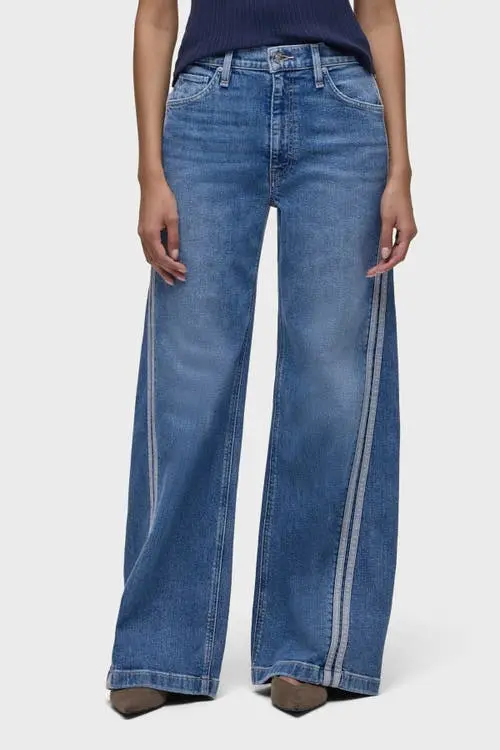 Hudson Jeans Jodie Loose Wide Leg Track Pant - National