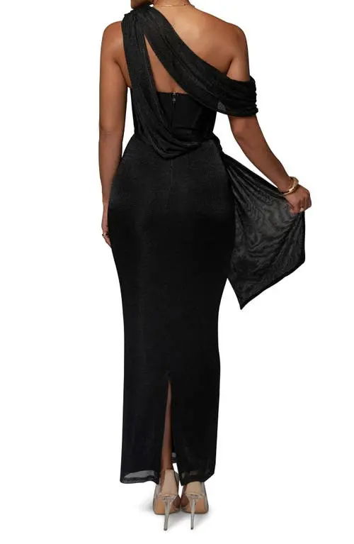 JLUXLABEL Celestina Draped Maxi Dress