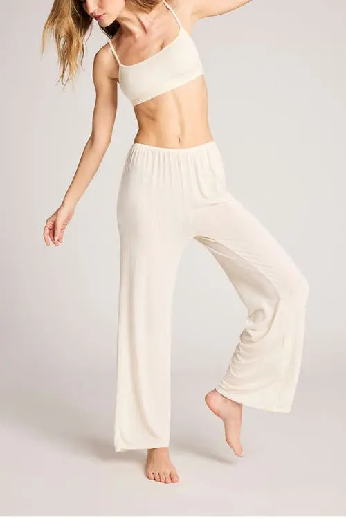 NEGATIVE UNDERWEAR Whipped Cropped Pant - Cream