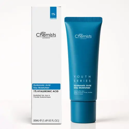 SKINCHEMISTS Hyaluronic Acid Day Moisturiser 50ml For Dryness - White