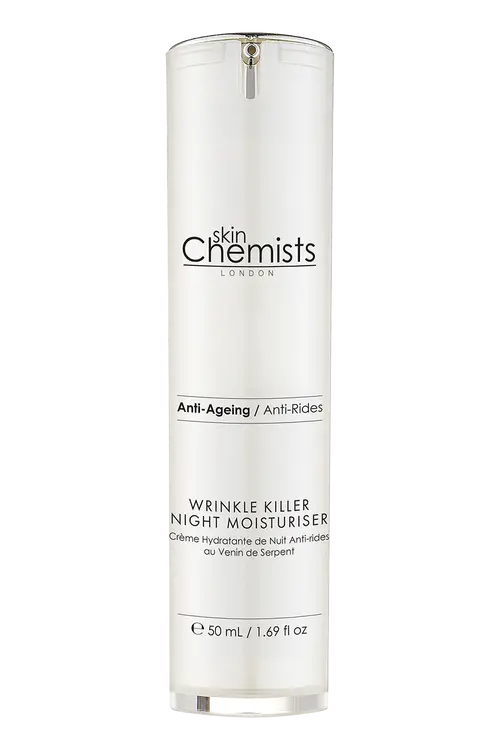 SKIN CHEMISTS Wrinkle Killer Anti-ageing Night Moisturiser 50ml For Loss Of Firmness - White
