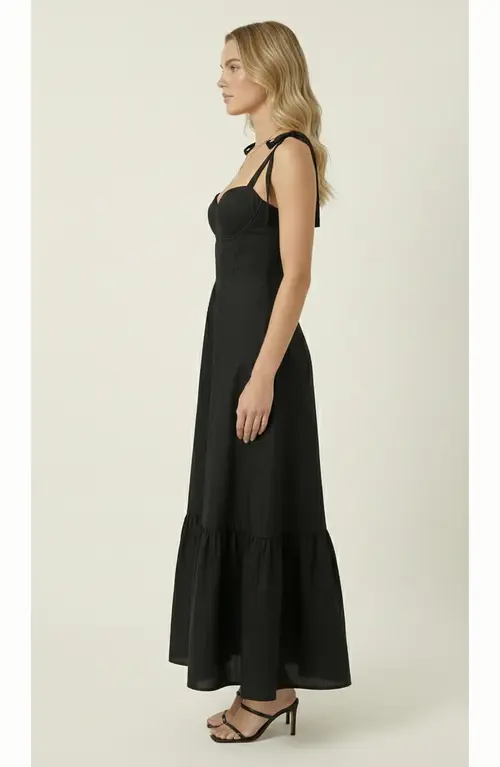 dusty lilac maxi dress Masie Lilac Mesh Maxi Dress - 4