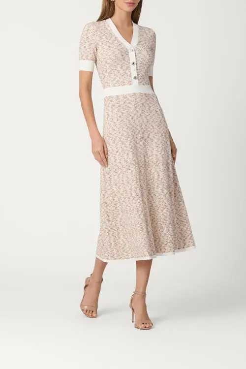 Shoshanna Talmadge Textured Knit Alison Dress