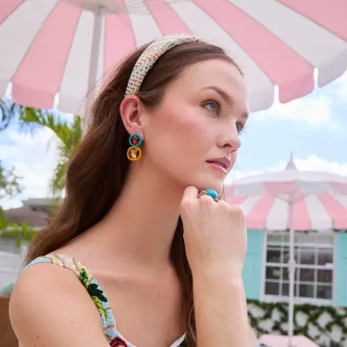 Lele Sadoughi Alice Raffia Medley Headband