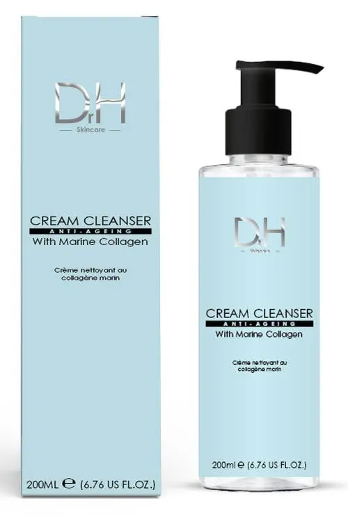 DR H Anti-aging Cream Cleanser With Marine Collagen 200ml For Acne & Blemishes