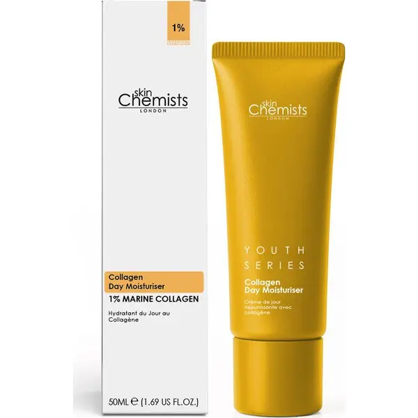 SKIN CHEMISTS Collagen Day Moisturizer 50ml For Loss Of Firmness - White