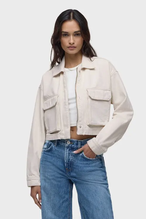 Hudson Jeans Chore Jacket - Ecru