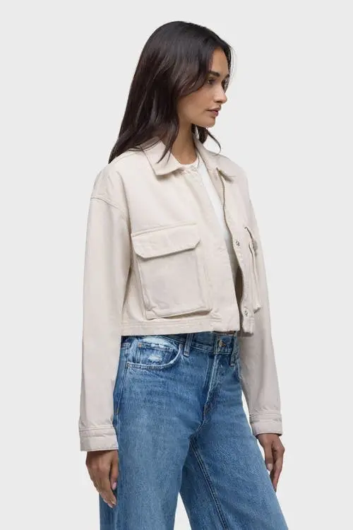 Hudson Jeans Chore Jacket - Ecru