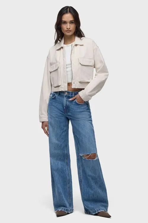 Hudson Jeans Chore Jacket - Ecru