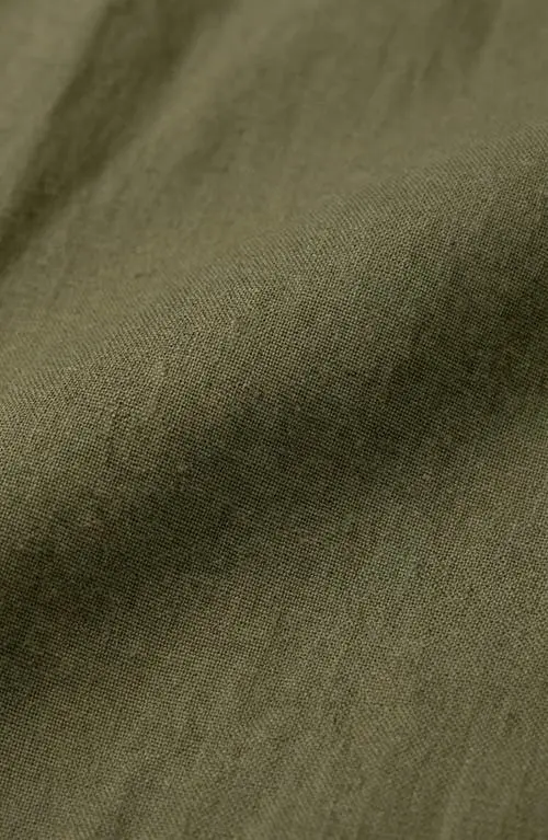 MODENAIRE Smocked Panel Tie Front Blouse