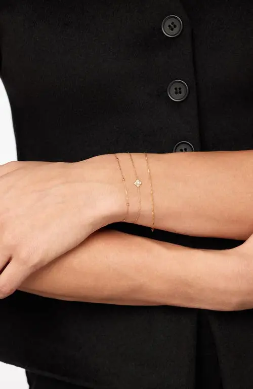 ANA LUISA Mini Flower Bracelet - Diamond