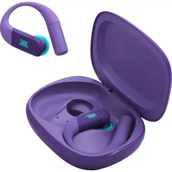 JBL Endurance Peak 4 True Wireless Noise Cancelling Sport Earbuds - Purple