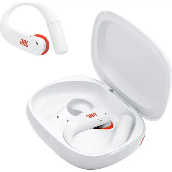 JBL Endurance Peak 4 True Wireless Noise Cancelling Sport Earbuds - White