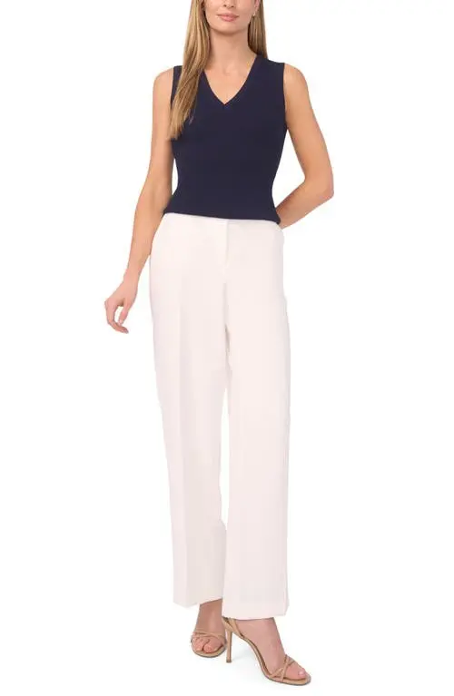 Halogen Rib Knit Sleeveless Sweater - Baritone Blue