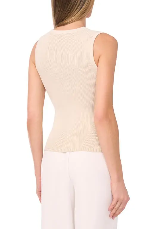 Halogen Rib Knit Sleeveless Sweater