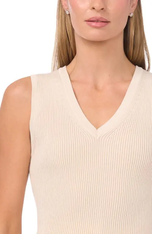Halogen Rib Knit Sleeveless Sweater