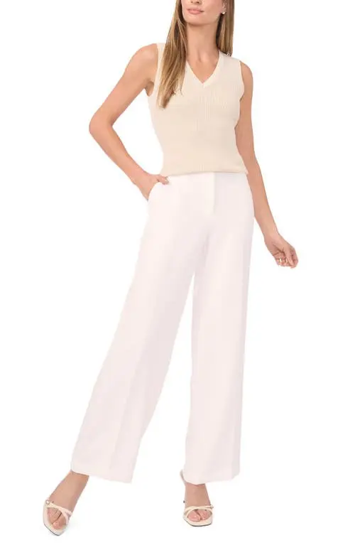 Halogen Rib Knit Sleeveless Sweater