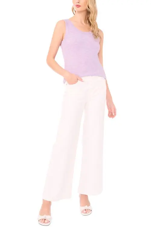 Halogen Sleeveless Scoop Neck Sweater - Soft Lavender