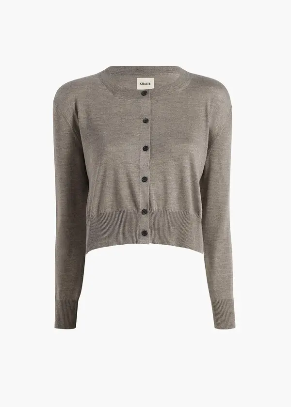 Khaite Nadyne Cardigan - Sterling