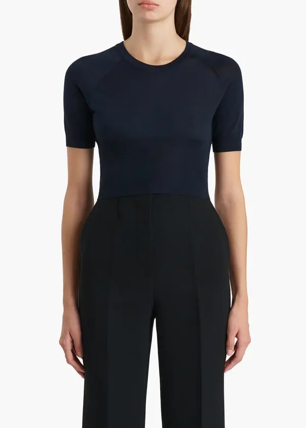 Khaite Whim Silk Top