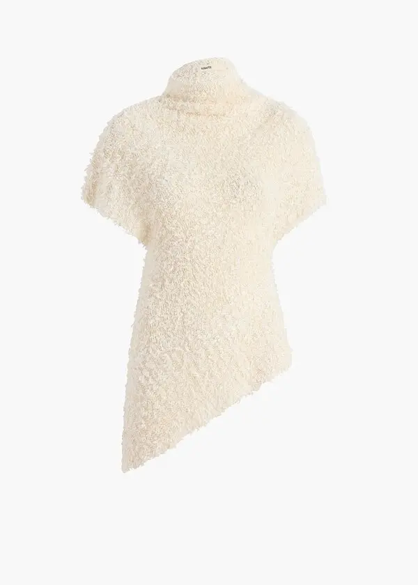 Khaite Rhodes Knit Top - Ivory