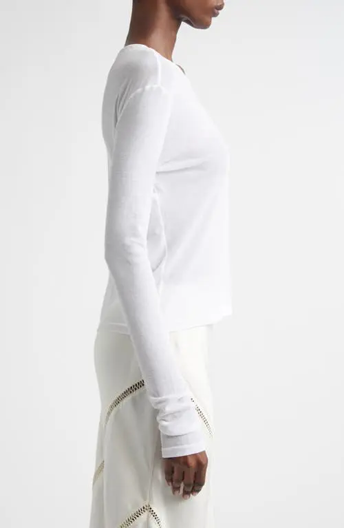 DIOTIMA Long Sleeve Cotton Knit Top