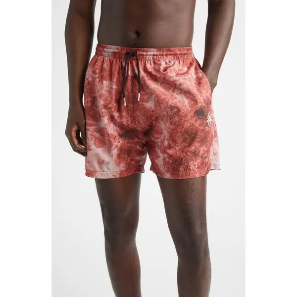 STOCKHOLM SURFBOARD CLUB Ingo Swim Trunks - Acid Red