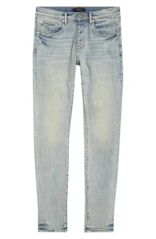 PURPLE BRAND P001 Fade Down Skinny Jeans - Light Indigo