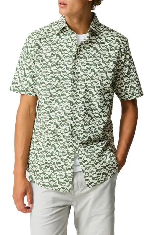 Rodd & Gunn Bendigo Abstract Print Button-up Shirt