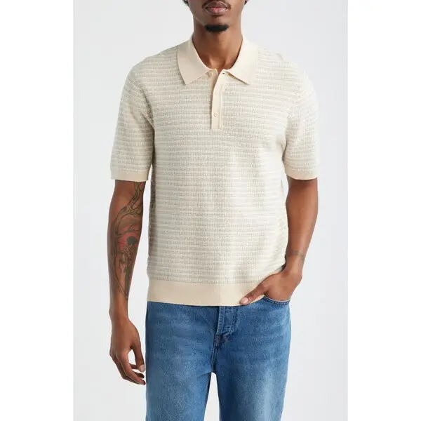 WAX LONDON Naple Mini Geo Polo Sweater