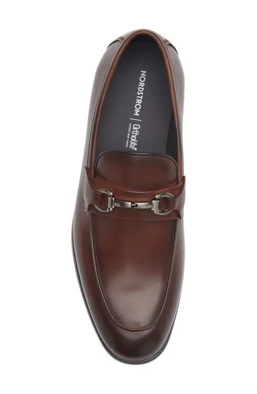 Nordstrom Leather Bit Loafer - Brown Sepia