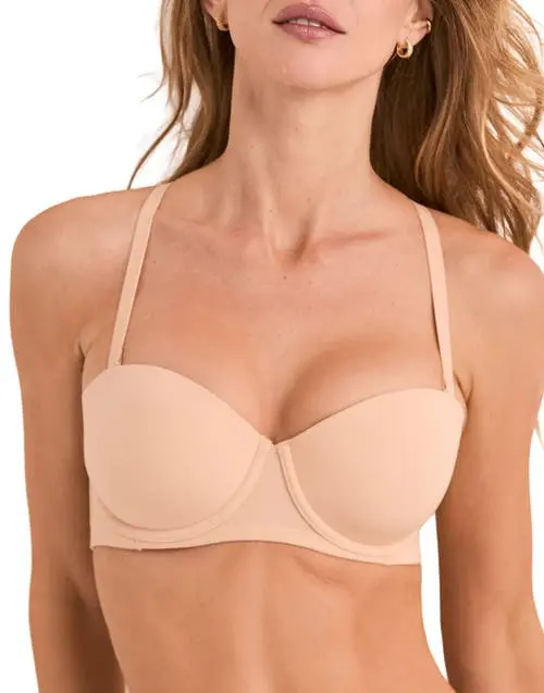 ADORE ME Lou Contour Balconette Bra - Light Beige