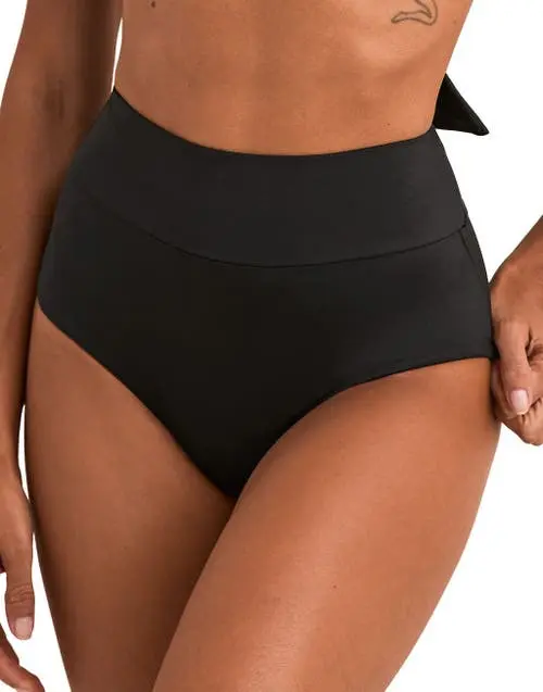 ADORE ME Marlena High-waisted Bikini Bottom - Black