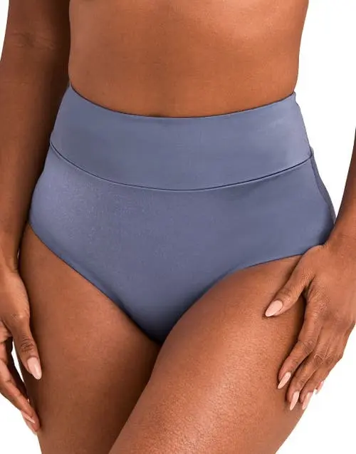 ADORE ME Marlena High-waisted Bikini Bottom - Medium Blue