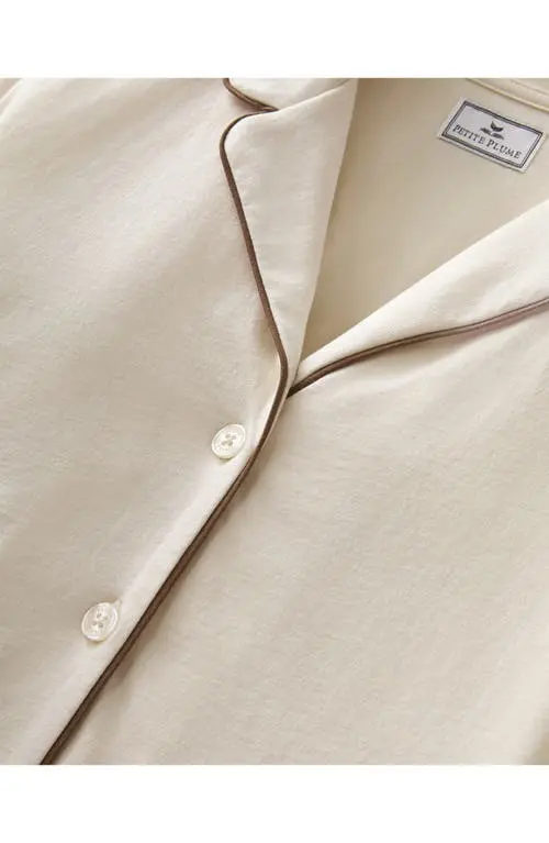 PETITE PLUME Margaux Lightweight Pima Cotton Pajamas