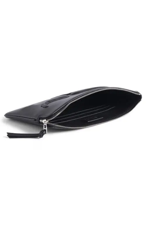 Zadig&Voltaire Leather Clutch - Black