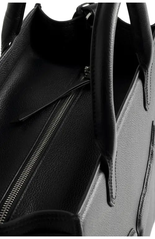 Zadig&Voltaire Calfskin Leather Tote Bag - Black