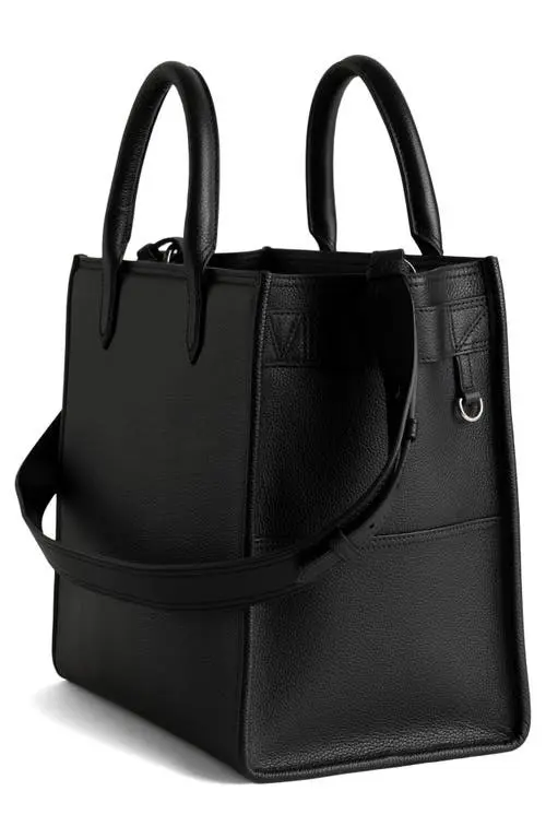Zadig&Voltaire Calfskin Leather Tote Bag - Black