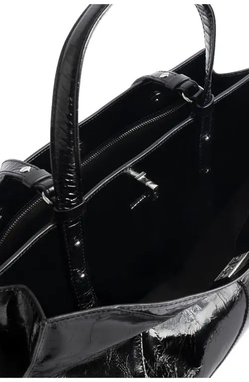 Zadig&Voltaire Jack Patent Leather Shoulder Bag
