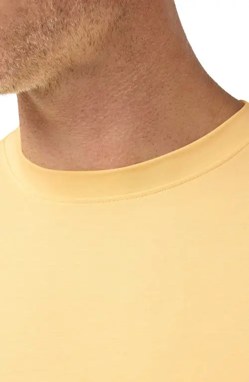 Mizzen+main Knox Solid Yellow T-shirt - Cornsilk