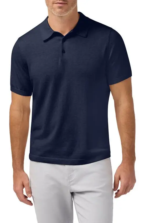 Mizzen+main Ashe Cotton Blend Performance Sweater Polo