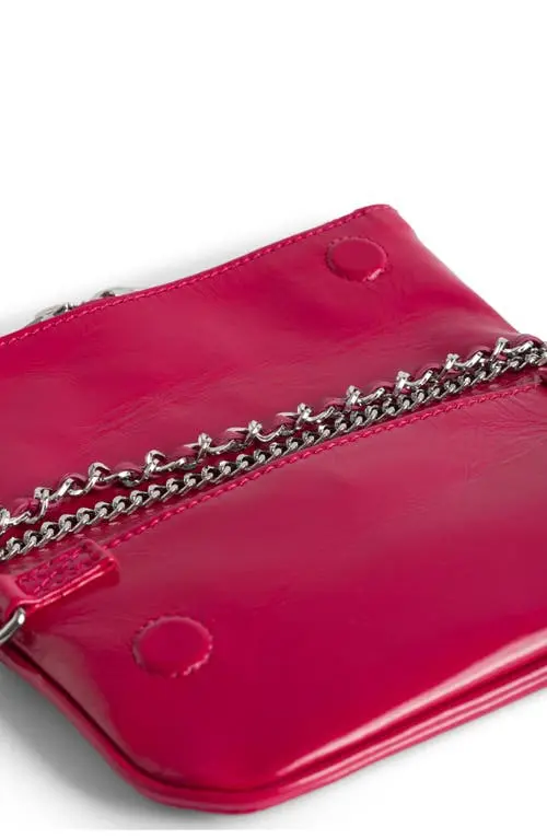 Zadig&Voltaire Rock Nano Patent Leather Clutch