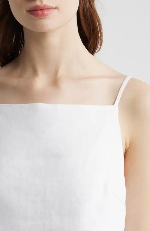 REFORMATION Kerri Linen Crop Tank