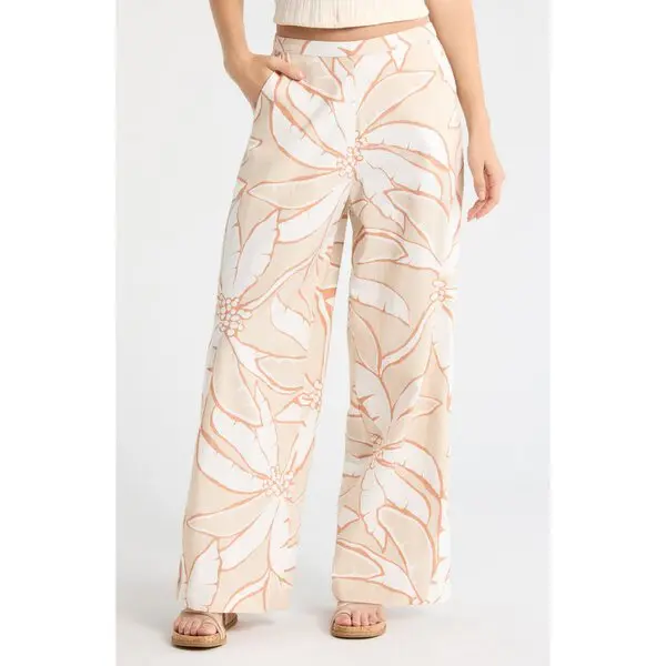 BILLABONG Tropic Breeze Straight Leg Pants - Stone