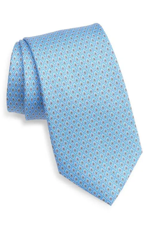 Nordstrom Jacquard Silk Neck Tie - Lt Blue