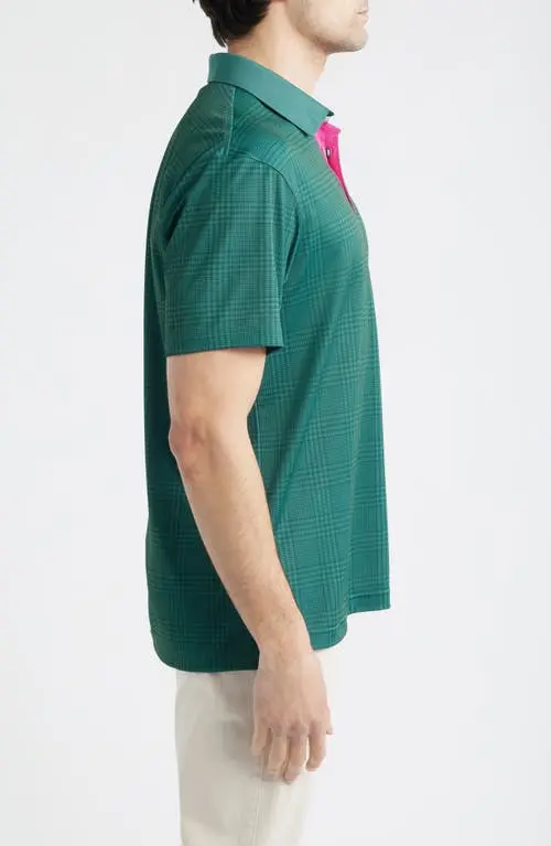 SWANNIES Bobby Check Performance Golf Polo
