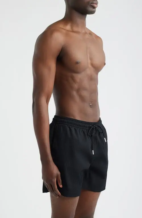 CHUBBIES 5.5-inch Swim Trunks - Black - Solid