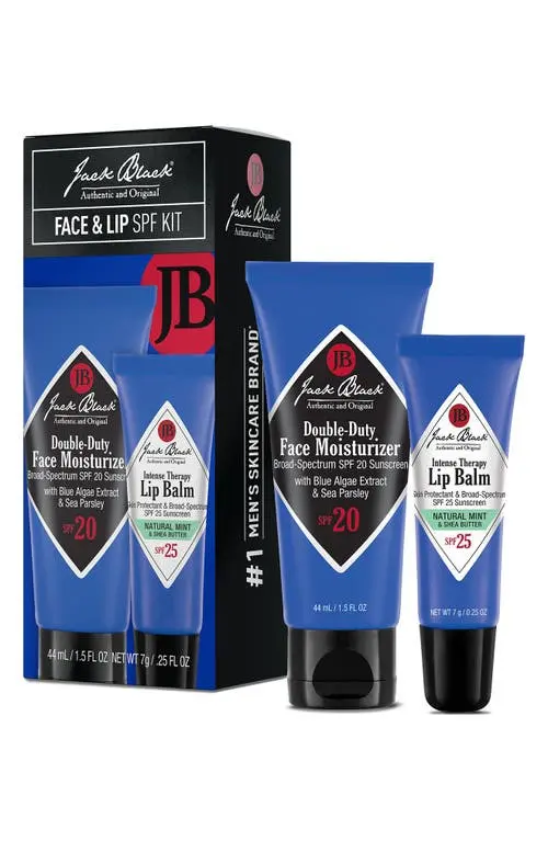 Jack Black Face & Lip Spf Kit - No Color