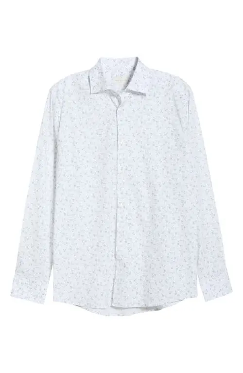 JACK VICTOR Douglas Button-up Shirt - Light Grey